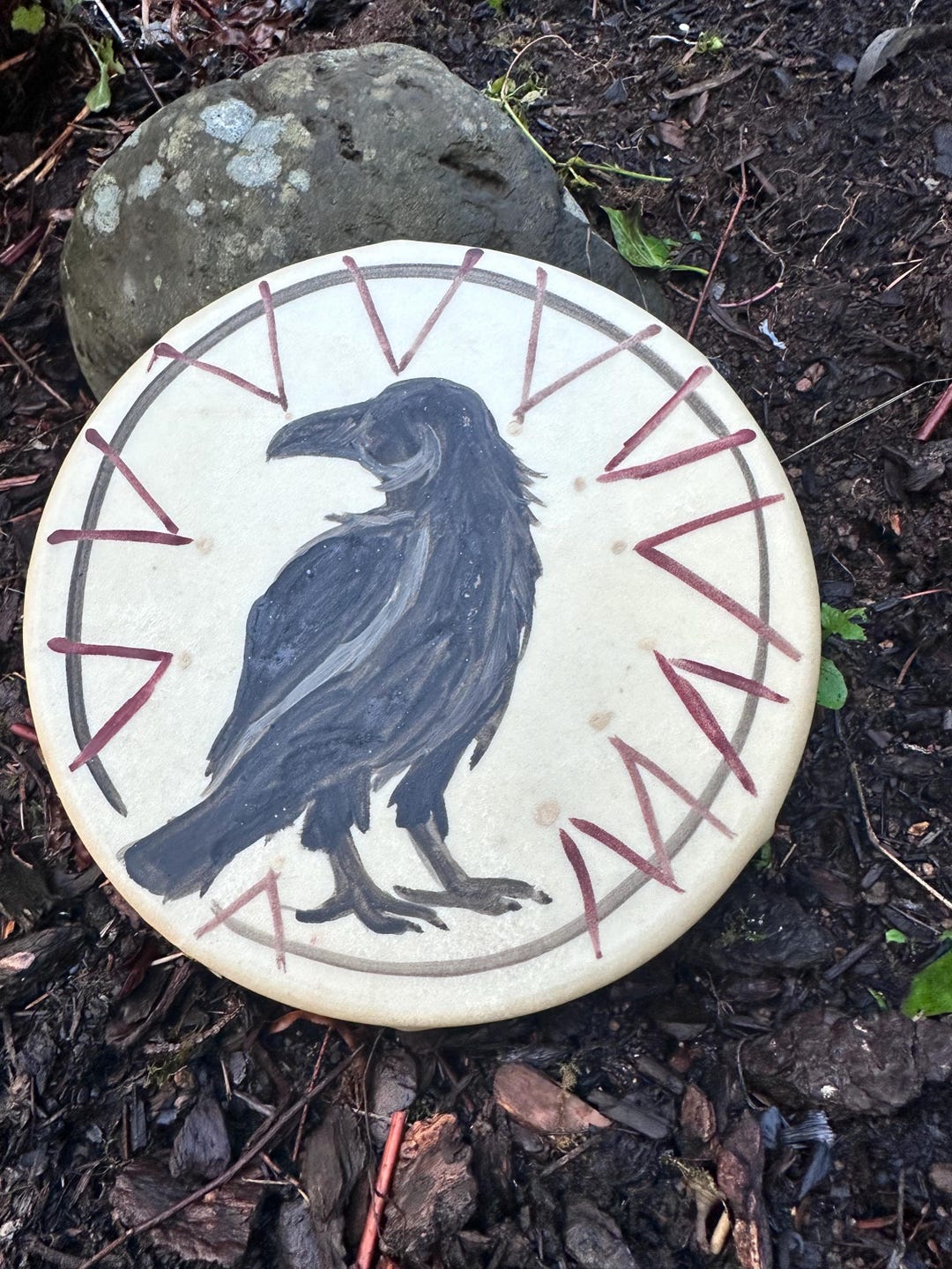 Raven Drum Native American Drum Native Made COA 10” - Etsy