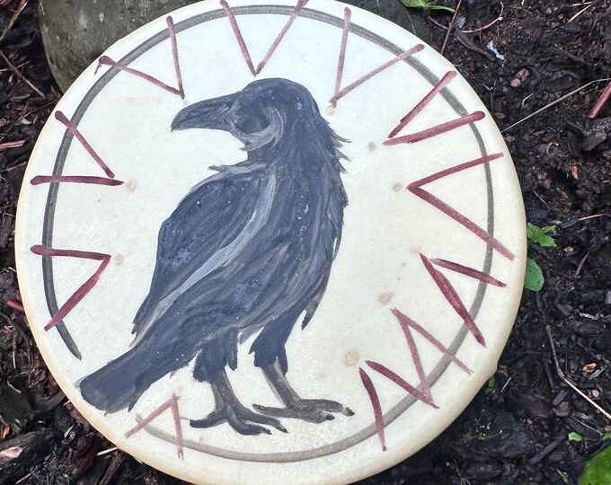 Raven Drum Native American Drum Native Made COA 10” - Etsy