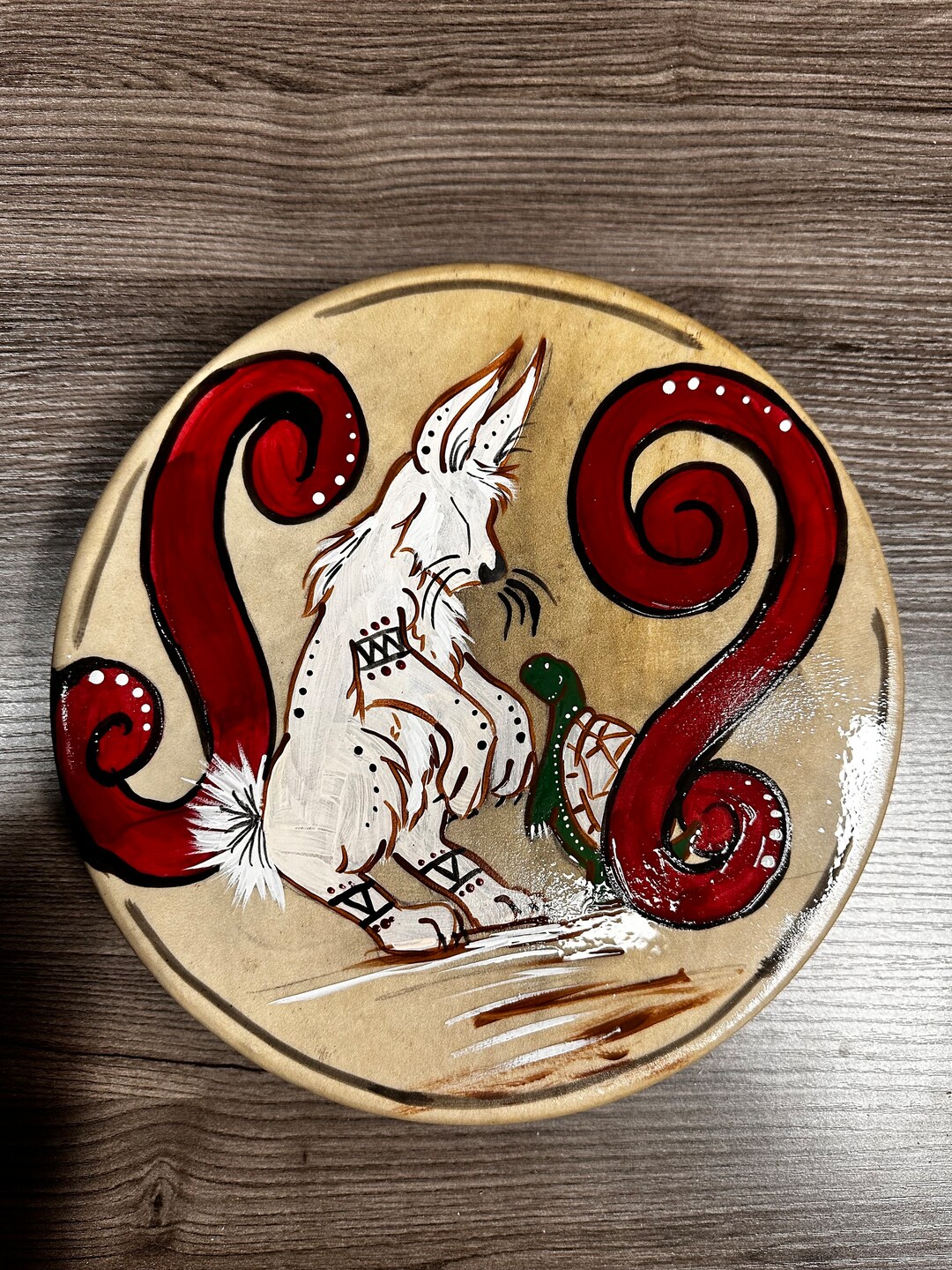 Rabbit Drum 10” Native Made Deerskin Drum Hand Drum Cherokee Drum - Etsy