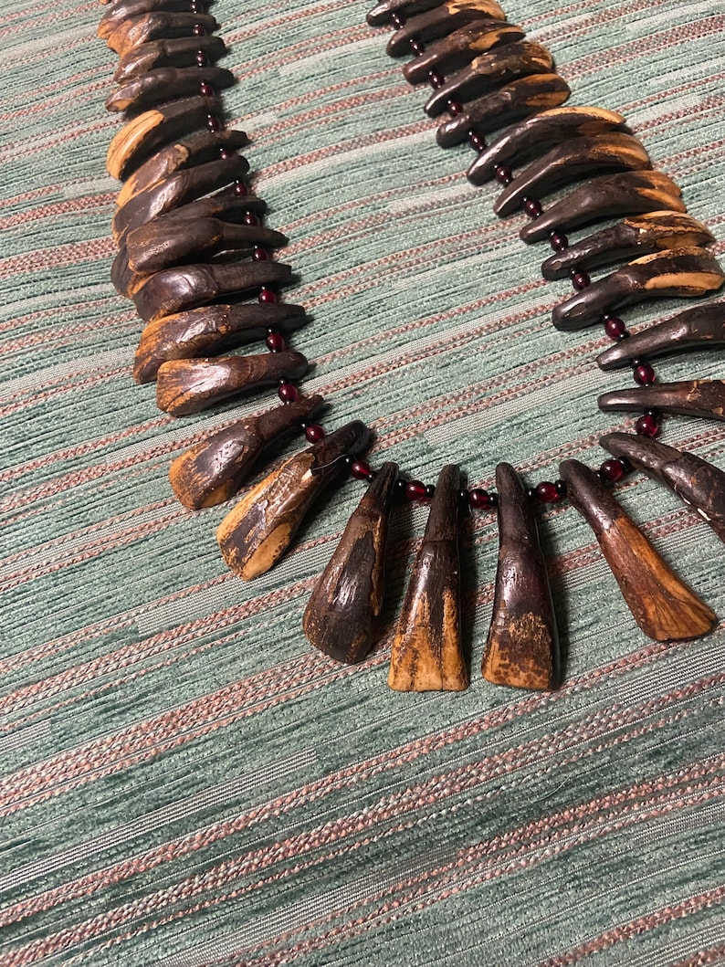 Buffalo Tooth Necklace Native American Made - Etsy