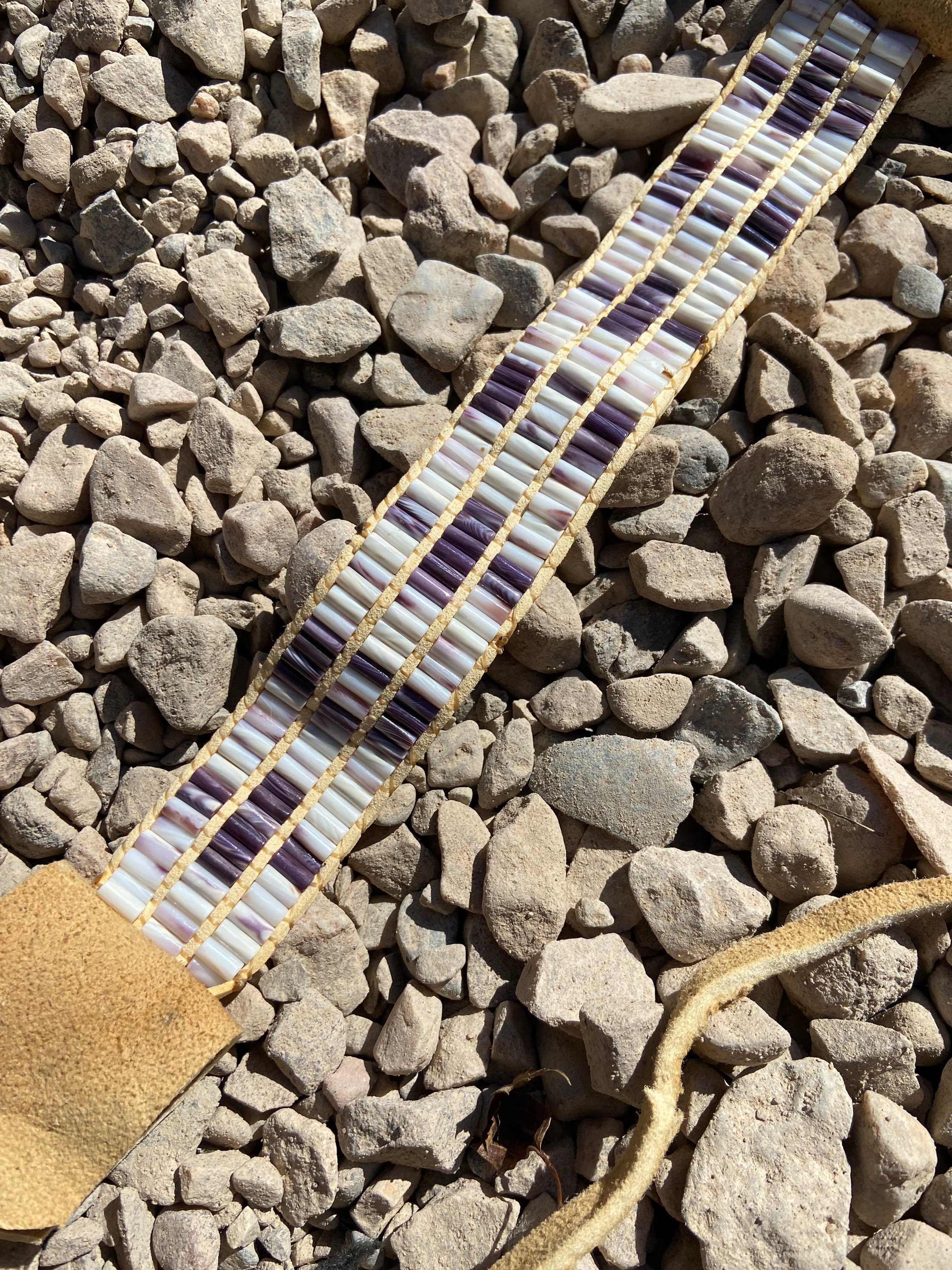 Wampum Choker REAL Authentic Wampum Shell Beads Native - Etsy UK