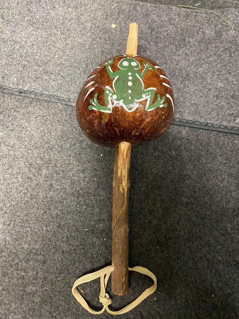 Native Gourd Rattle Frog Rattle Cherokee Rattle Native Made - Etsy