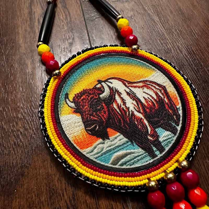 Beaded Medallion Native - Etsy