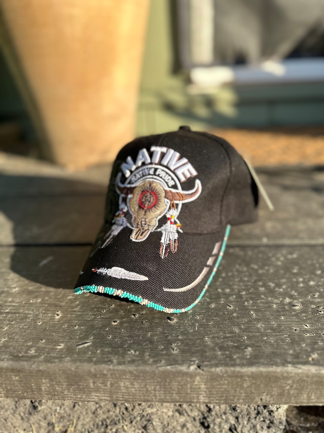 Beaded Native Pride Hat by American Indian Artist - Etsy