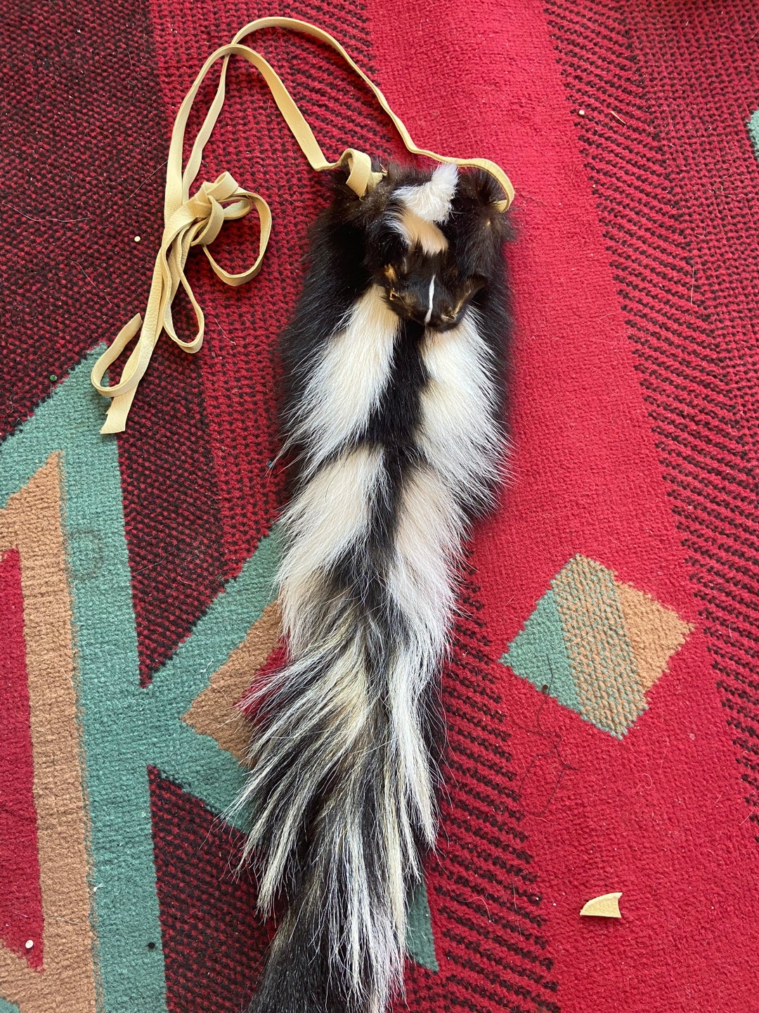 Skunk Fur Bag Native American Pipe Bag Possibles Mountain Man Regalia ...
