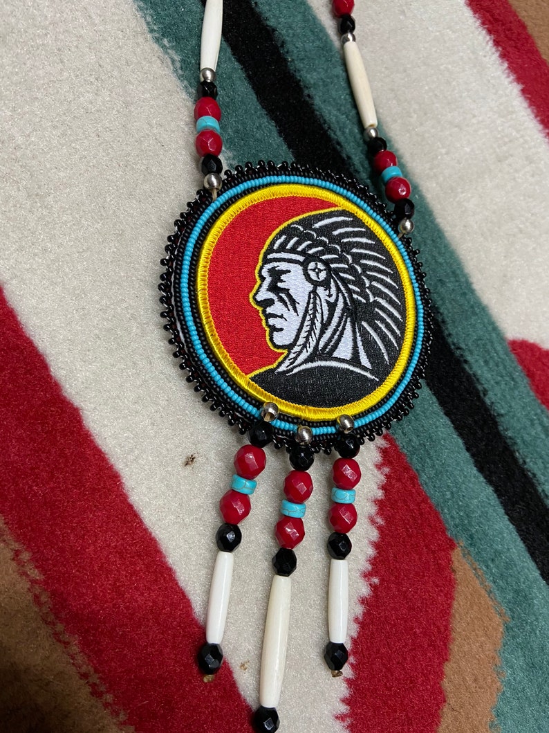 Warrior Medallion Authentic Native American Beadwork Native | Etsy