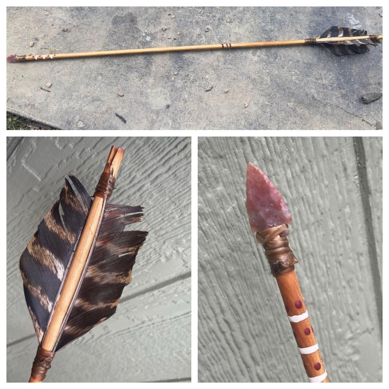 Native American Made Arrow W/ Certificate of Authenticity - Etsy