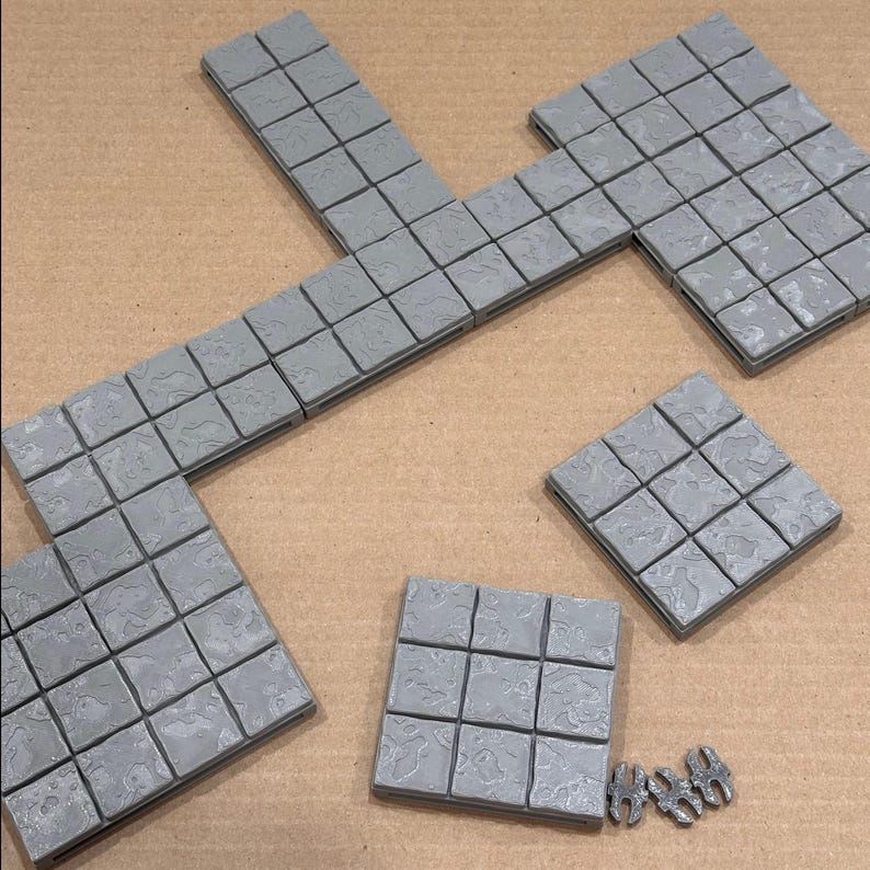 Dnd Terrain Tile Kit | Dnd, Pathfinder, Ttrpgs | Small Dungeon Kit - Etsy