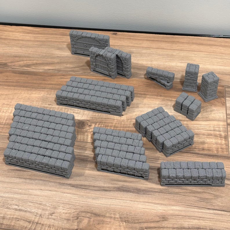 Dnd Terrain Tile Kit | Dnd, Pathfinder, Ttrpgs | Small Dungeon Kit - Etsy