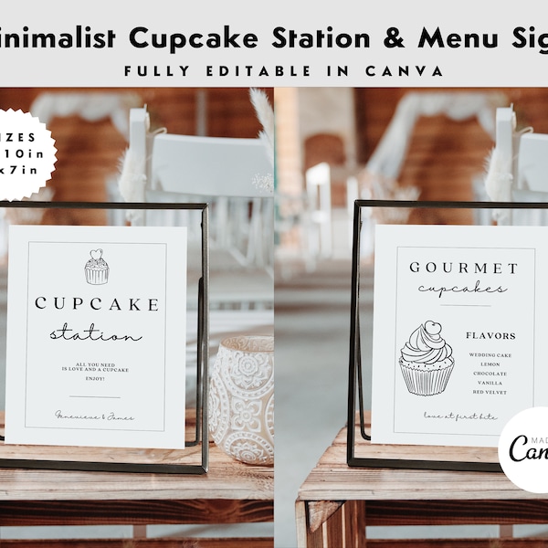 Cupcake Signs - Etsy