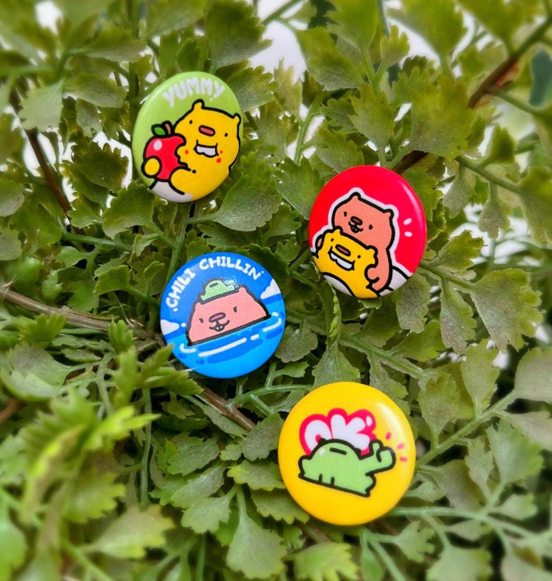 Gumbo World Button Pins - Etsy