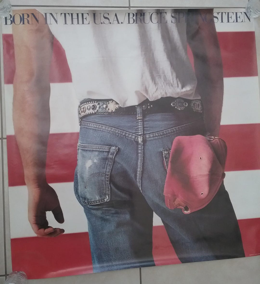 Bruce Springsteen Born in the USA Cover Poster – Excellent Condition - Etsy