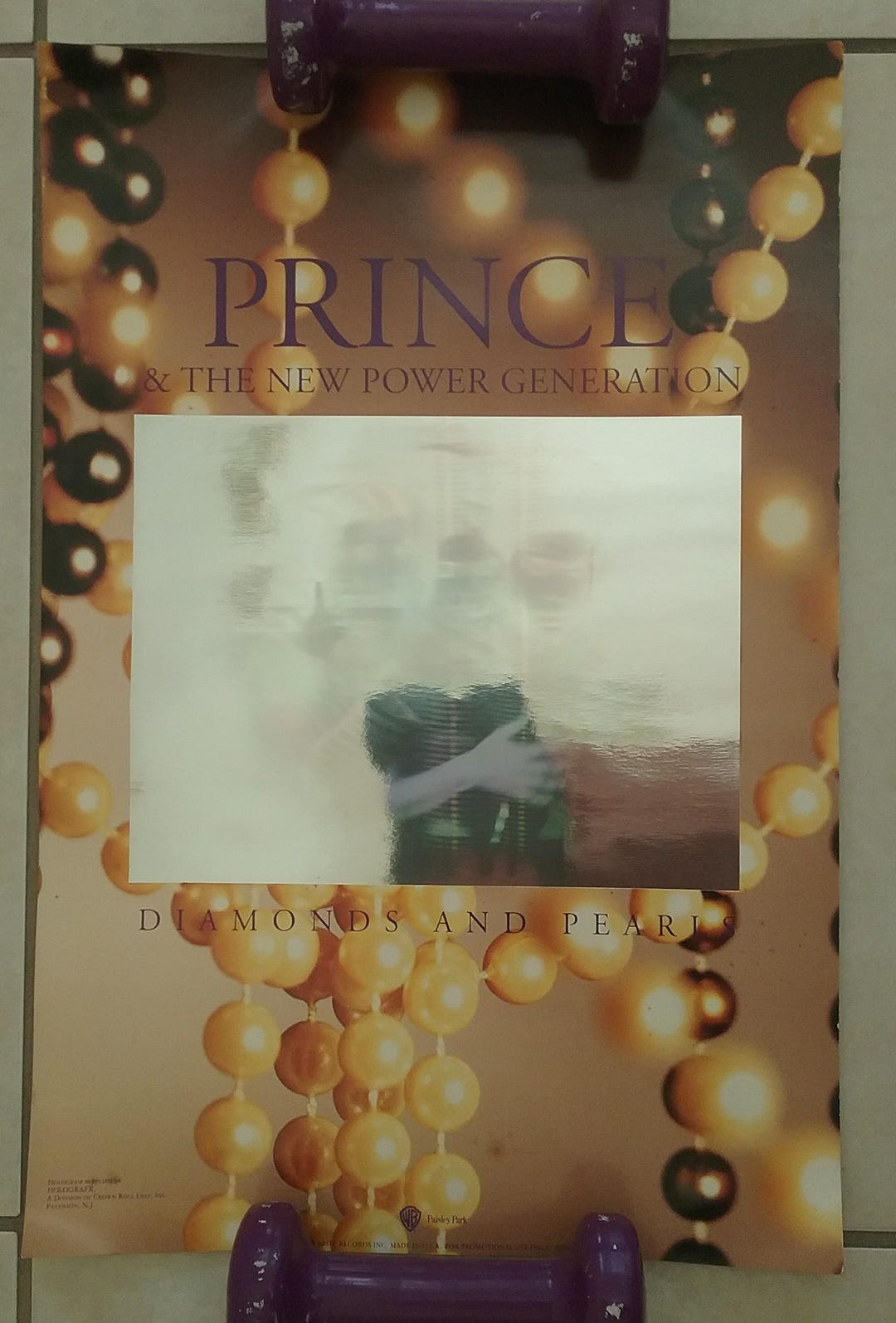 Prince NPG Diamonds 7 Pearls Hologram Promotional Poster - Etsy