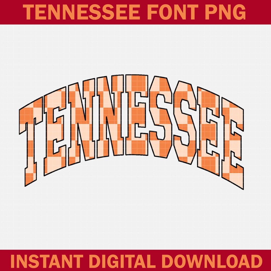 Retro Tennessee Font Png Tennessee Collegiate Png Tennessee Varsity Png ...