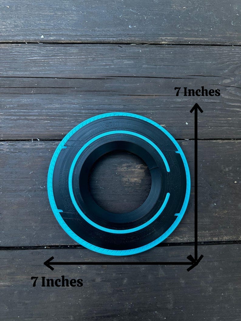 Tron Disc & Stand – UV Light Powered, No Batteries Needed - Etsy