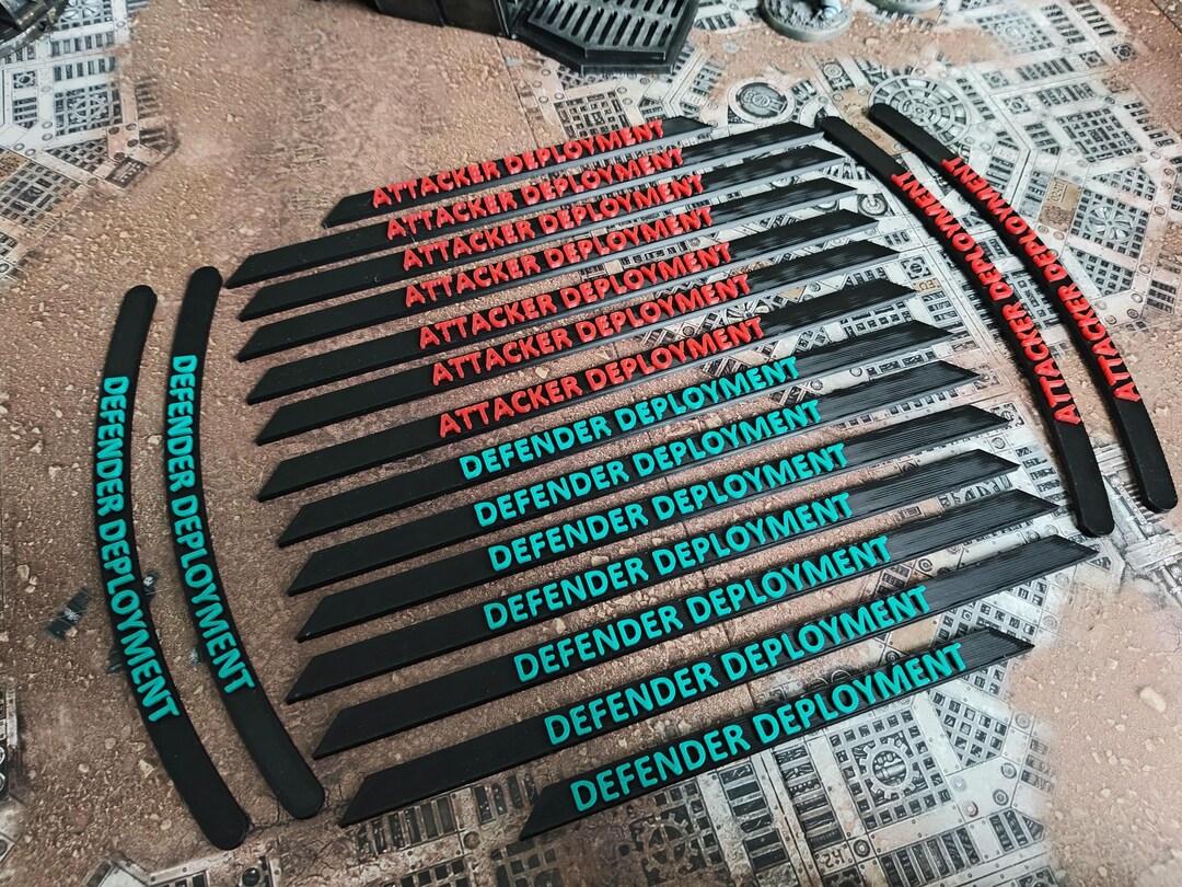 Set of 18 Deployment Markers for Warhammer 40000. Compatible With ...