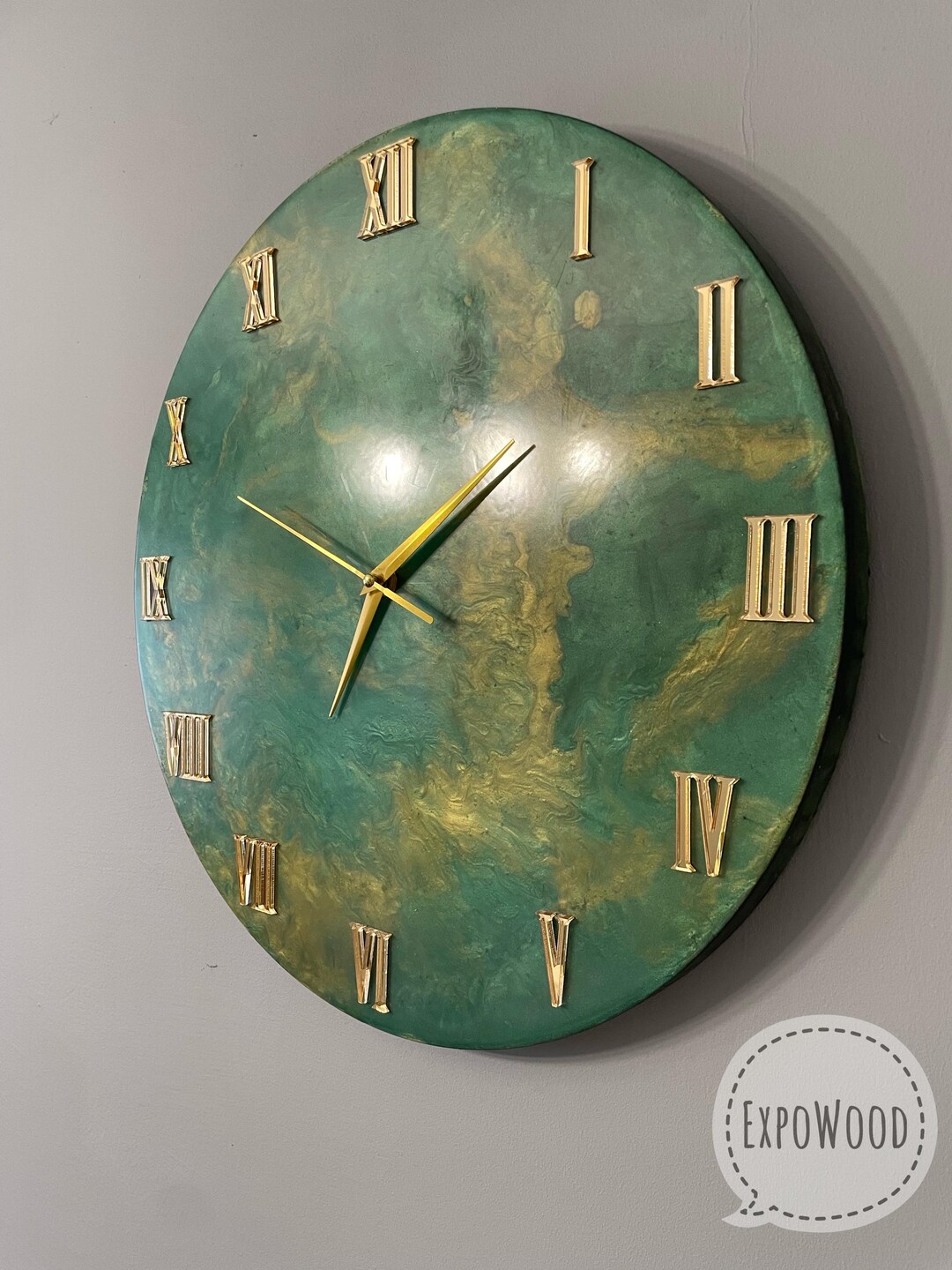 Epoxy Clock - Etsy