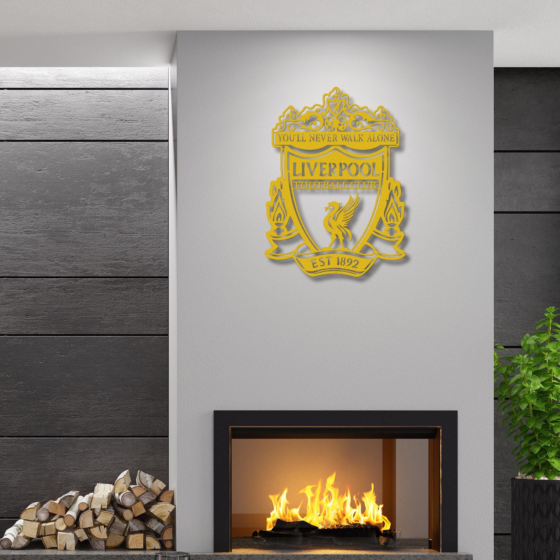 Liverpool Metal Wall Art, Liverpool Fans Birthday Gift,liverpool Metal ...