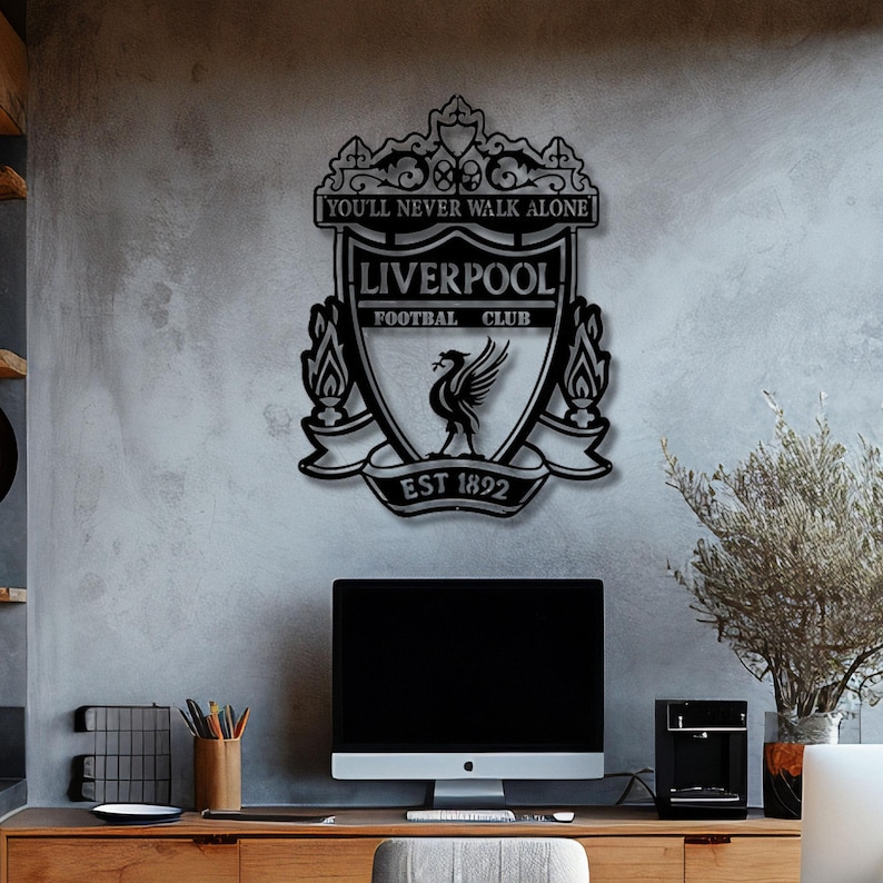 Liverpool Metal Wall Art, Liverpool Fans Birthday Gift,liverpool Metal ...