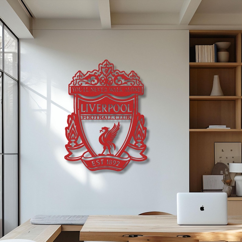 Liverpool Metal Wall Art, Liverpool Fans Birthday Gift,liverpool Metal ...