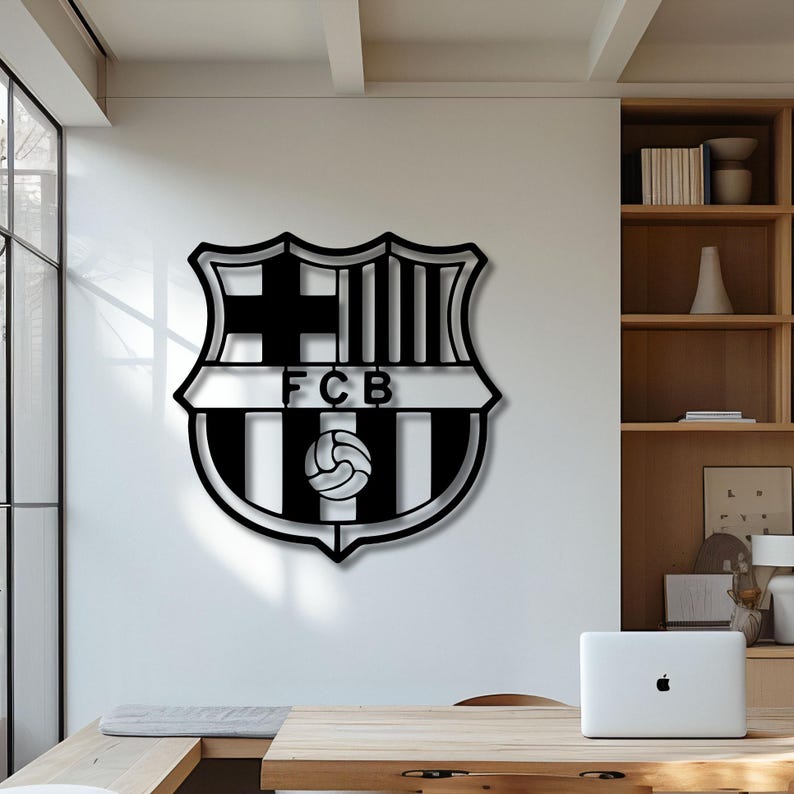 Barcelona Metal Wall Art, Barcelona Fans Birthday Gift,barcelona Metal ...