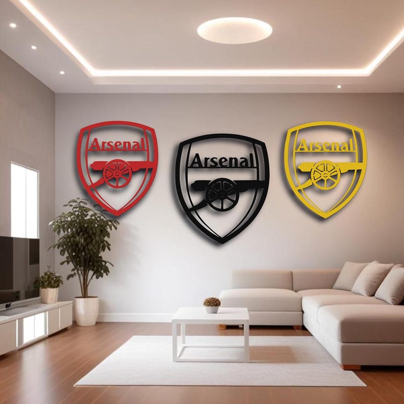 Arsenal Metal Wall Art, Arsenal Fans Birthday Gift,arsenal Best Fan ...