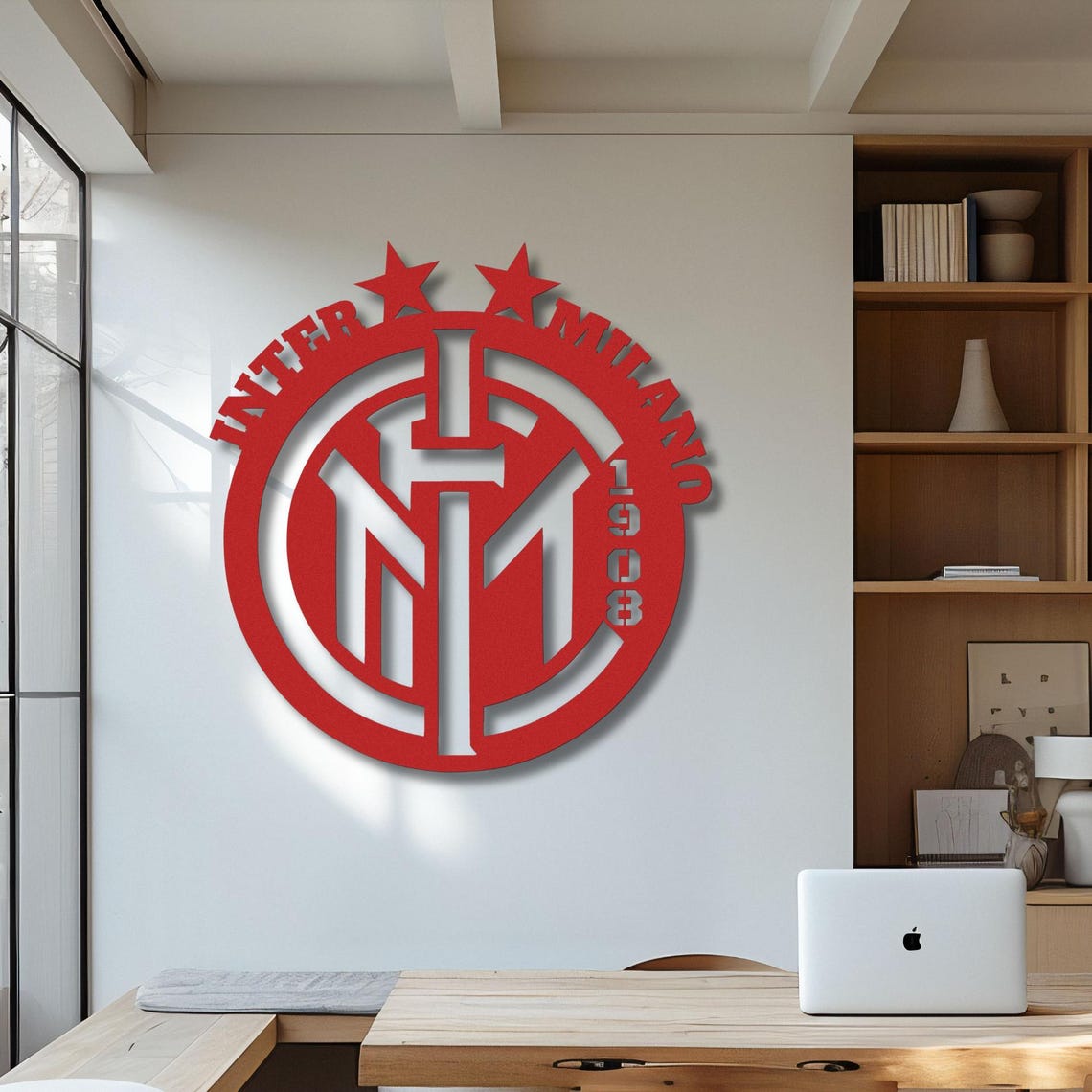 Inter Milano Metal Wall Art, Inter Fans Birthday Gift,inter Milano Sign ...