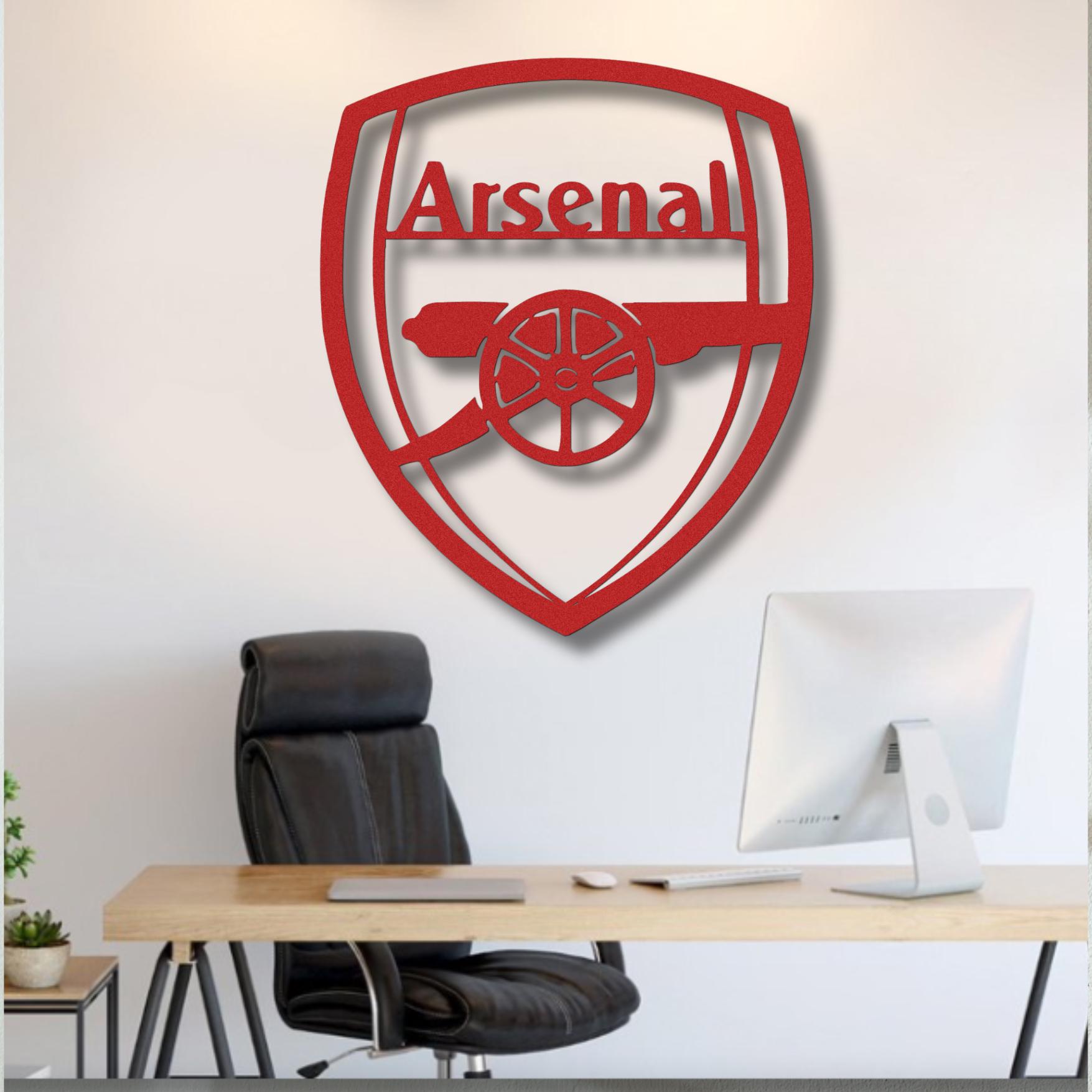 Arsenal Metal Wall Art, Arsenal Fans Birthday Gift,arsenal Best Fan ...