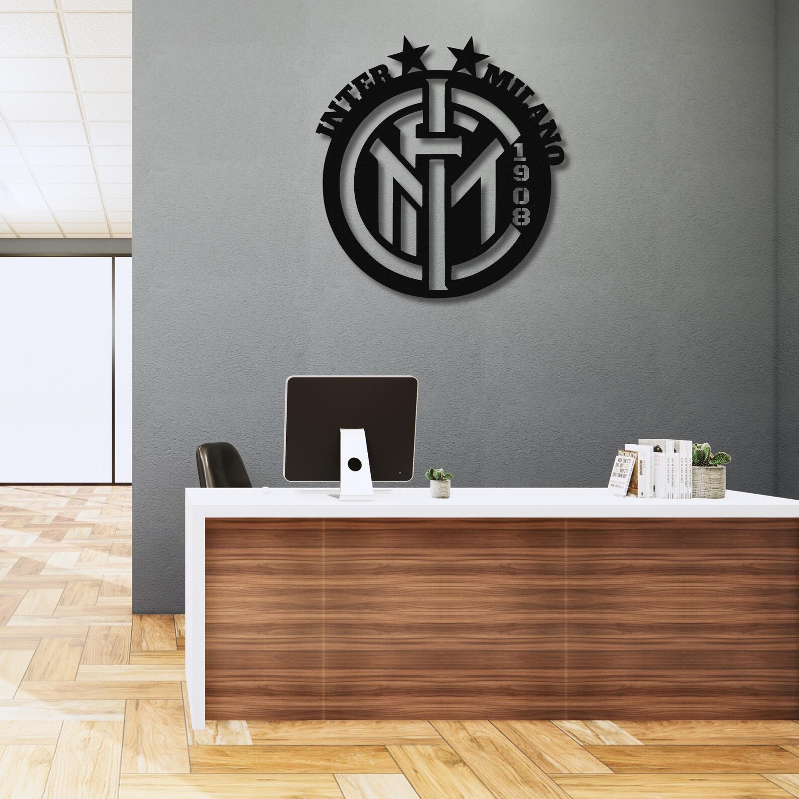 Inter Milano Metal Wall Art, Inter Fans Birthday Gift,inter Milano Sign ...