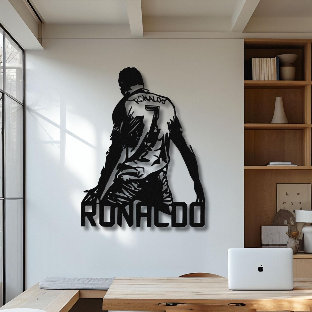 Ronaldo Metal Wall Art, Cristiano Ronaldo Fans Birthday Gift,ronaldo ...