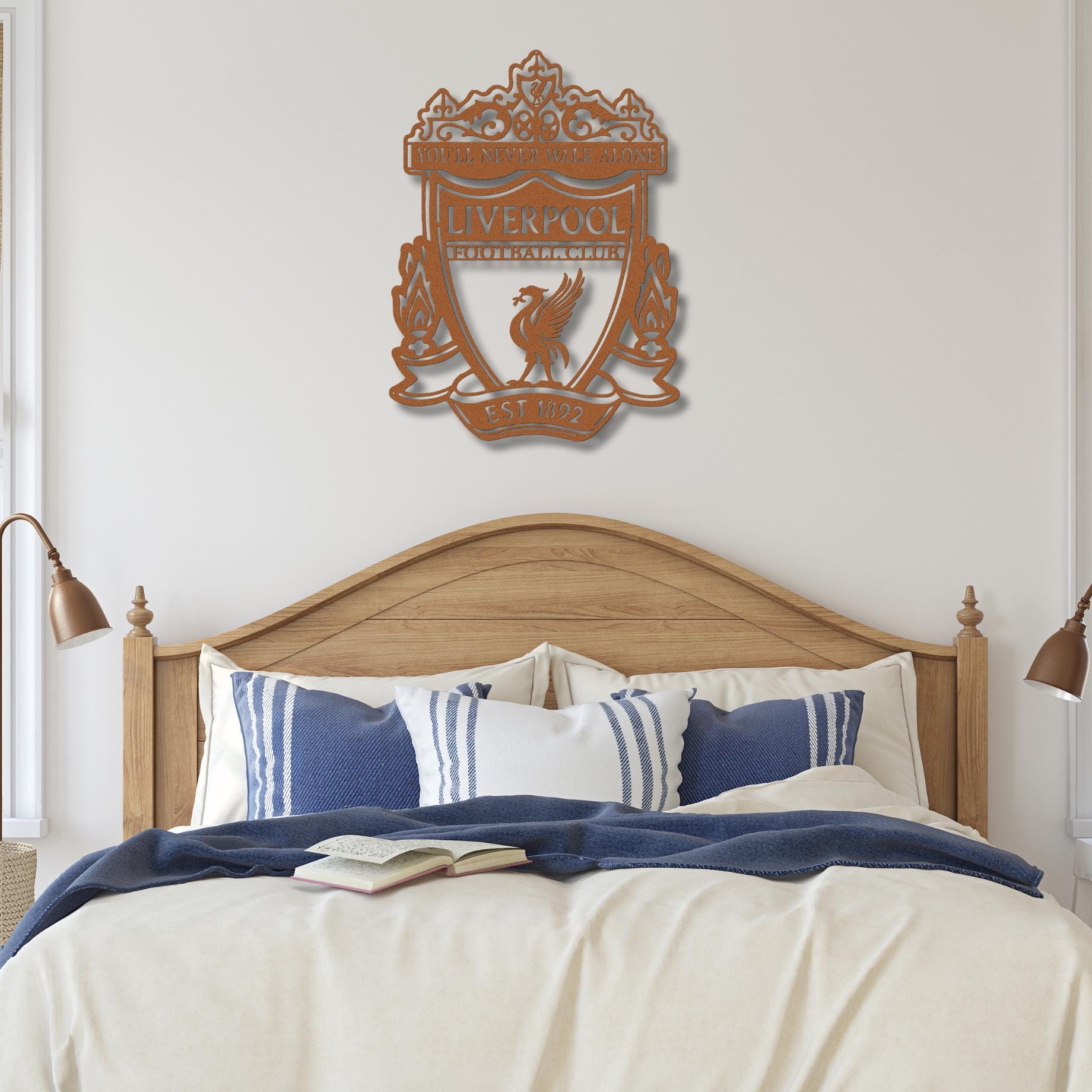 Liverpool Metal Wall Art, Liverpool Fans Birthday Gift,liverpool Metal ...
