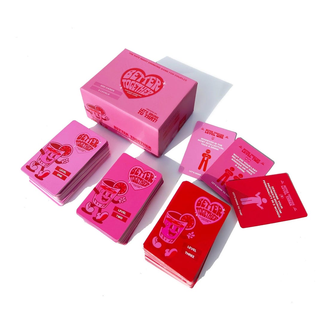 Couples Drinking Game, Spicy Card Game, Funny Adult Game, Date Night ...