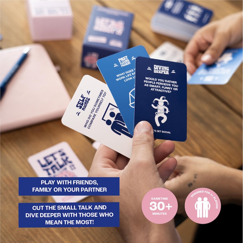 Let's Talk About It - 120 Mental Health Conversation Cards, Journal ...