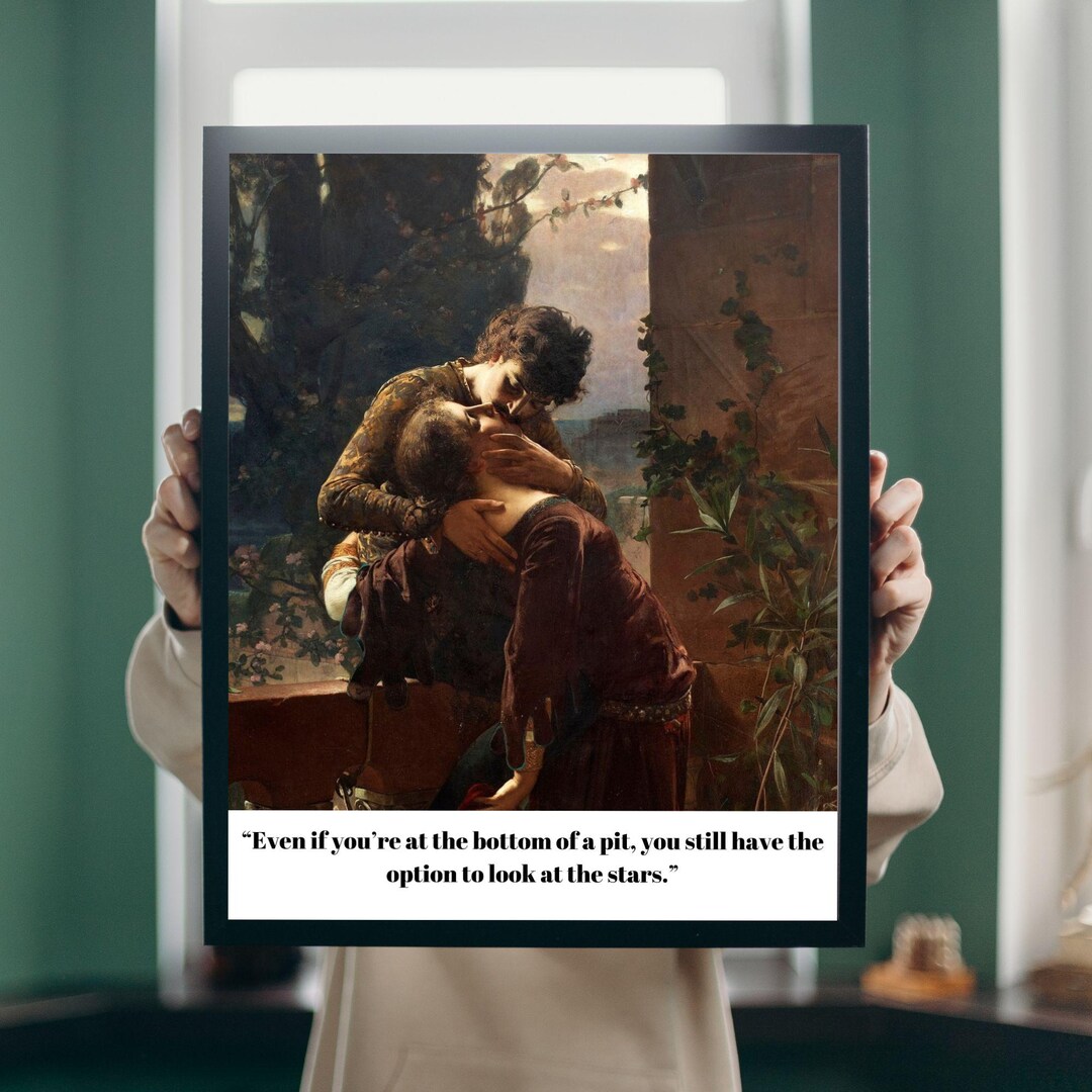 Romeo and Juliet Digital Art Print - Vintage Shakespeare Painting ...