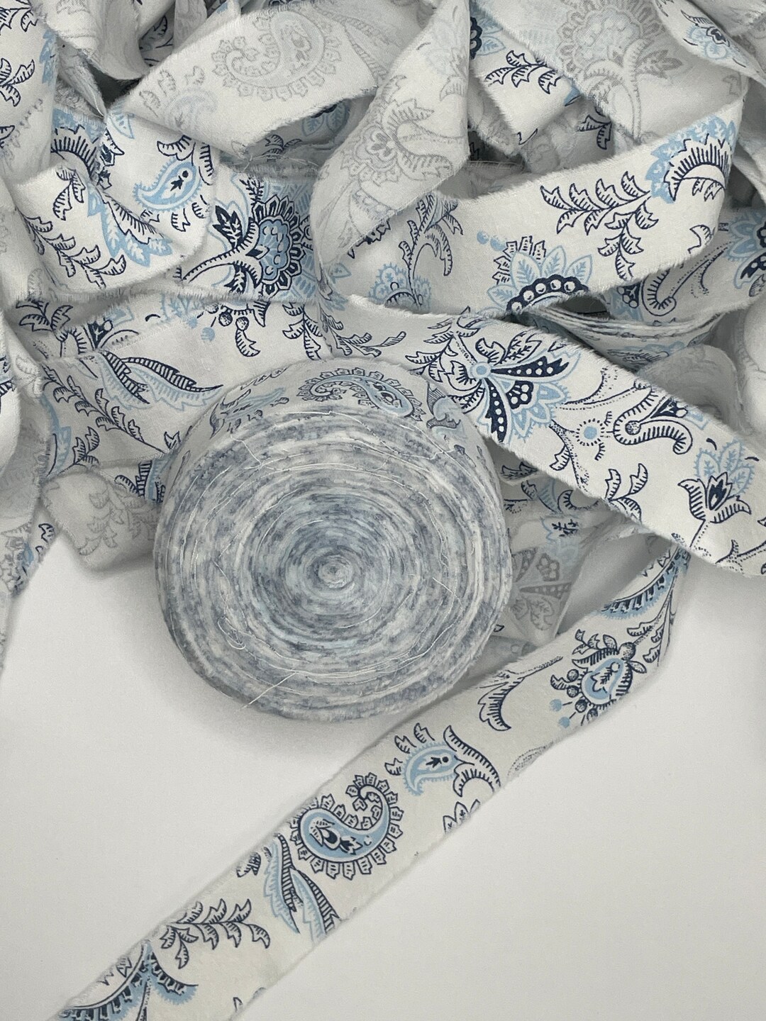 Rag Rug Fabric Strips 15 Yd Toothbrush Rug Yarn Banner Strips Amish ...