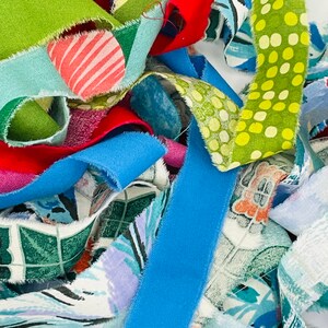 Rag Rug Fabric Strips, 60 Yd Bold and Dark Colors - Toothbrush Rug Yarn ...