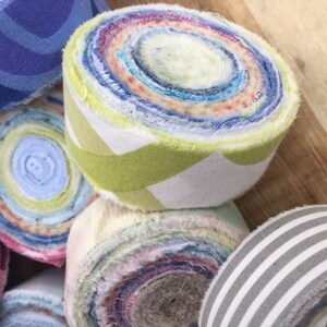 Rag Rug Fabric Strips 60 Yd Toothbrush Rug Yarn Banner | Etsy