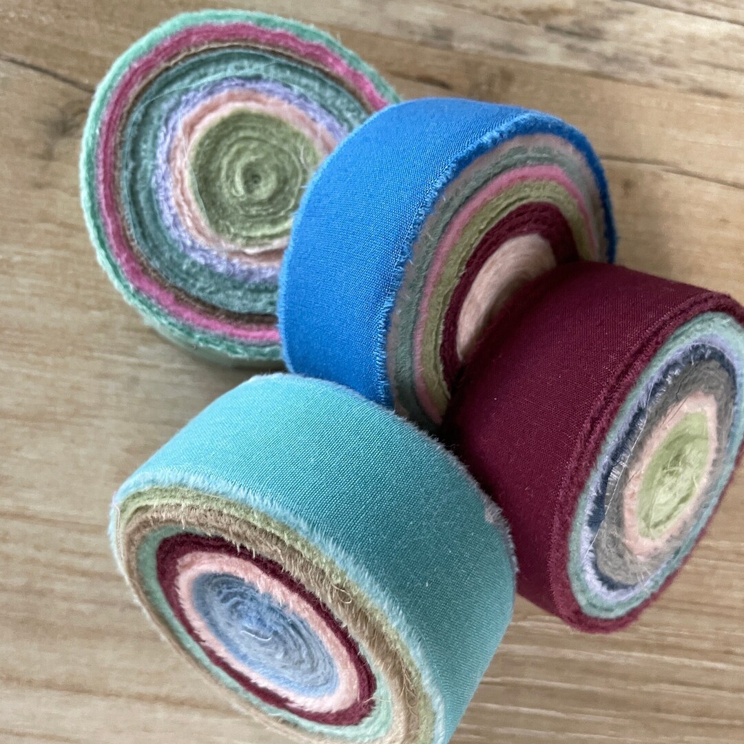 Rag Rug Fabric Strips 60 Yds Toothbrush Rug Yarn Locker Hooking Amish ...