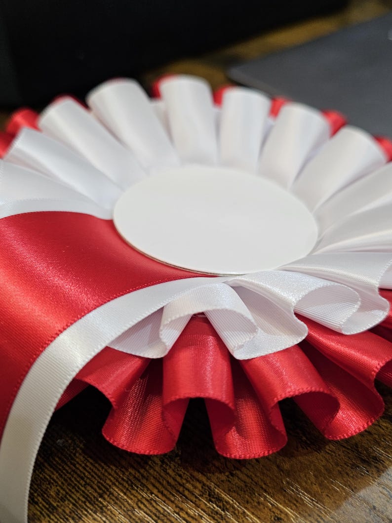 Rosette Ribbon Flot - for Competition and Individual. Birthday Ribbon ...