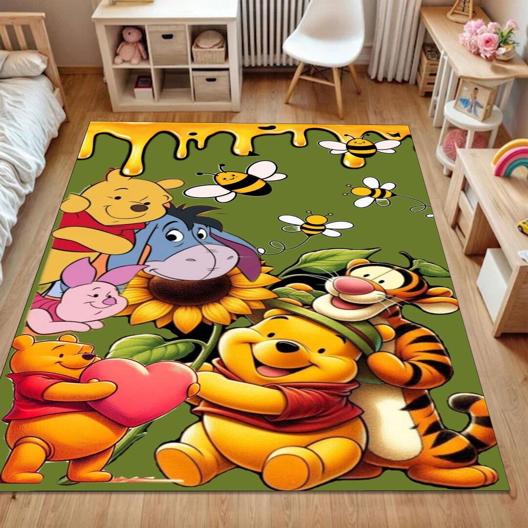 Winnie The Pooh Rug For Nursery