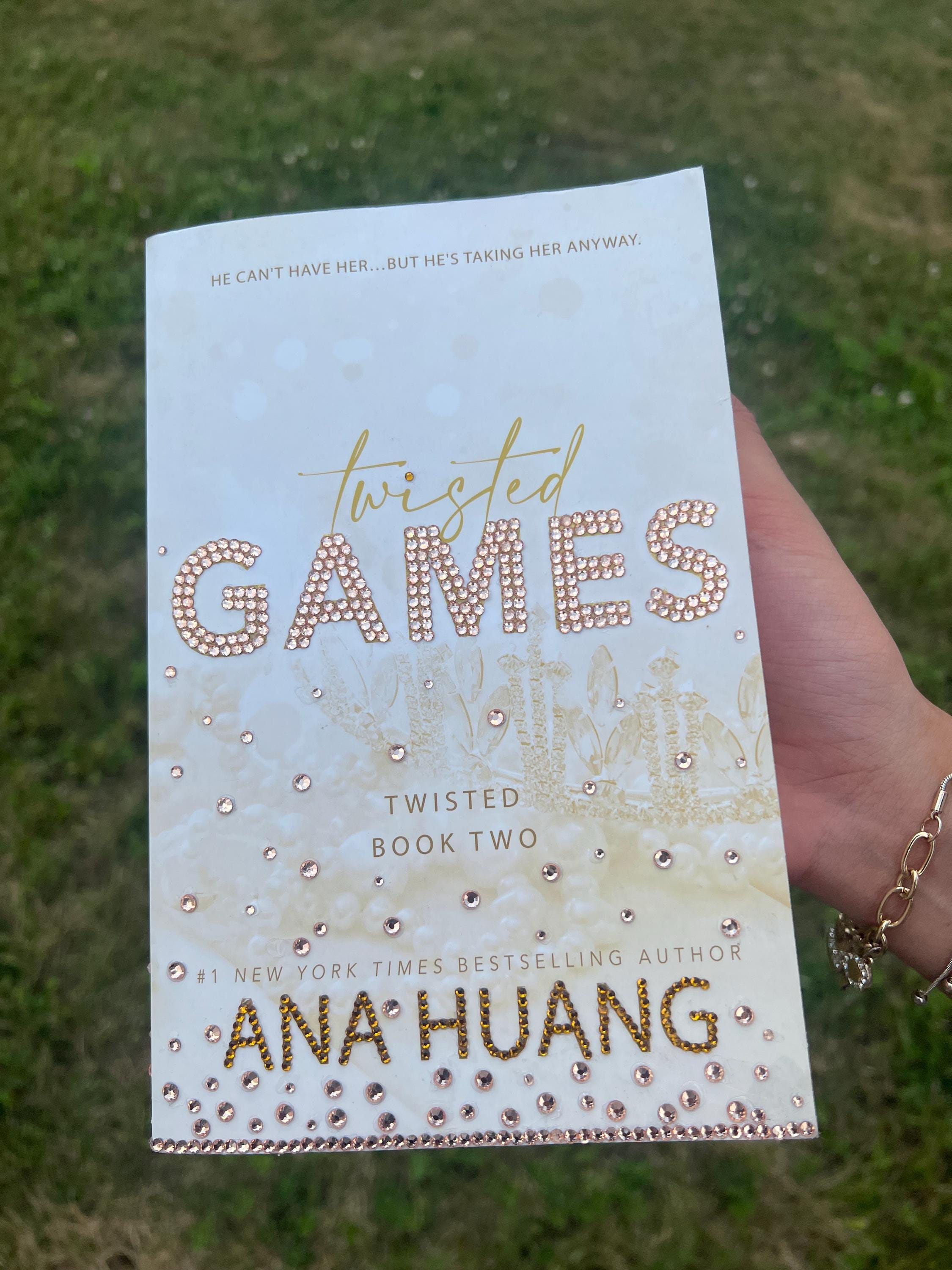 Twisted Games Bedazzled Book|ana Huang Custom Bling Book|sparkly ...