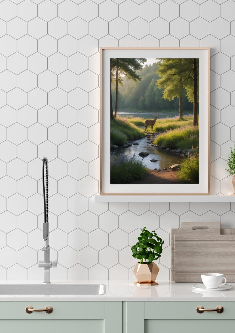 Printable Set of 3 Nature Art Prints | Meadow, Coastal Sunrise, and ...