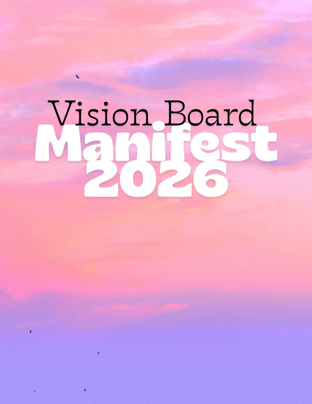 2026 Digital Vision Board Kit | Canva Template | Goal Setter ...