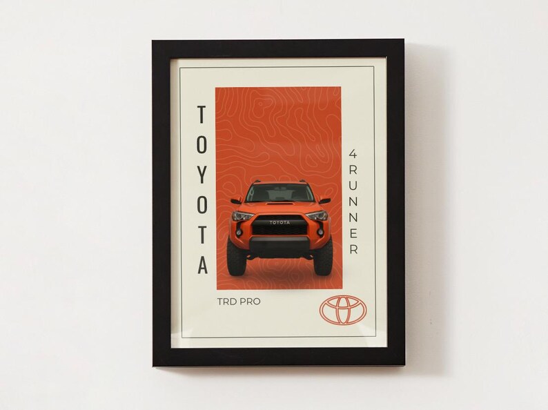 Inferno TRD Pro 4runner Poster | 5th Gen Toyota 4runner Wall Art ...