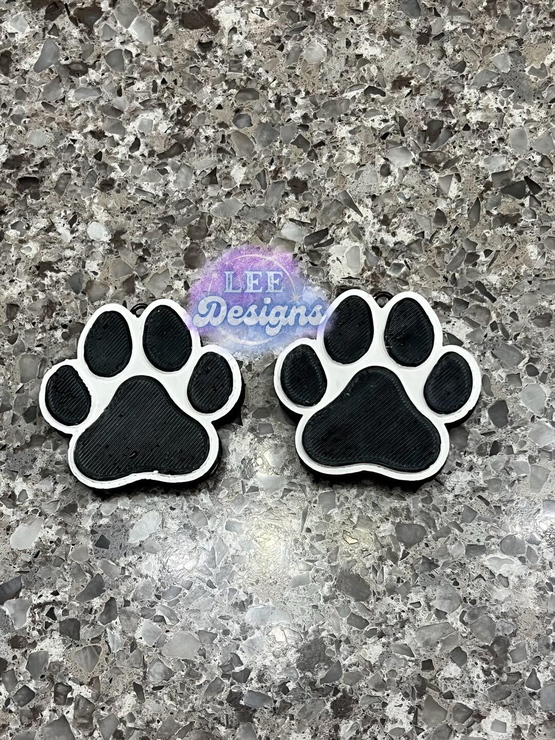 Paw Print Vent Freshies | Two Small Air Vent Clips | Freshie Car Air ...
