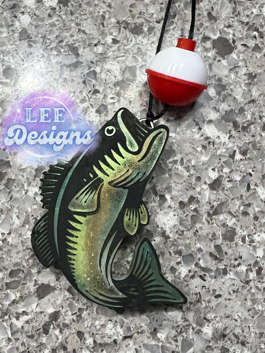 Freshie Bass Fish Car Air Freshener | Air Freshener Father’s Day ...
