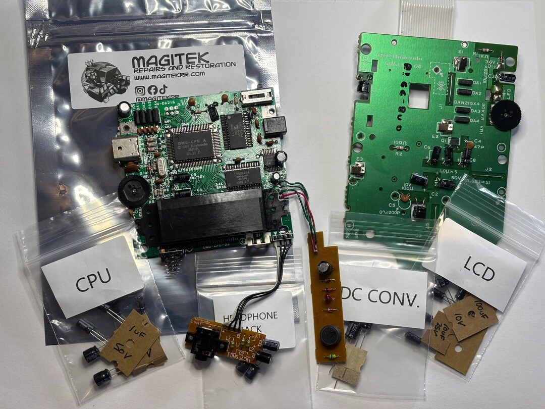 Game Boy Original Capacitor Kit - Etsy