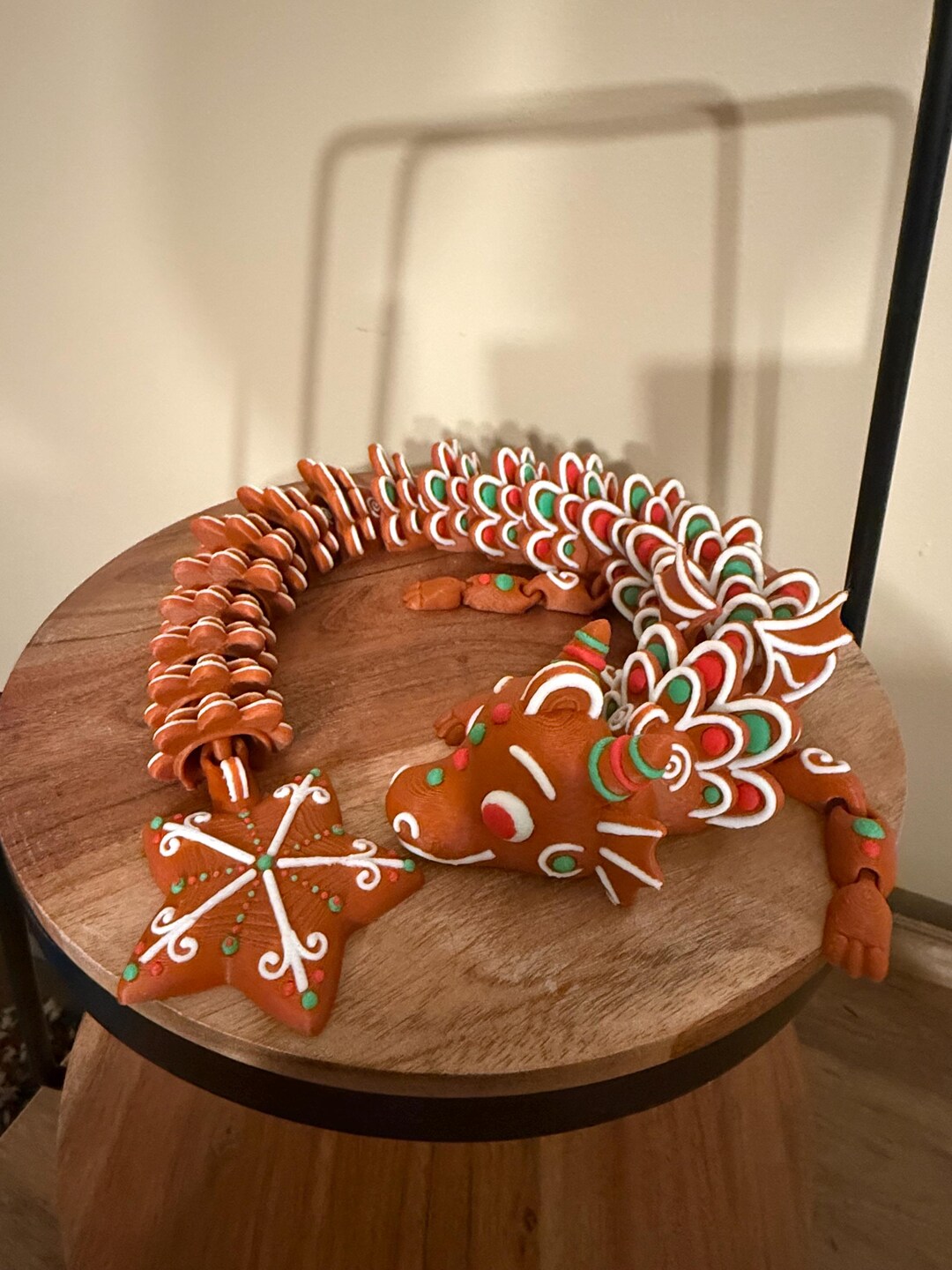 Articulated Gingerbread Dragon - Etsy