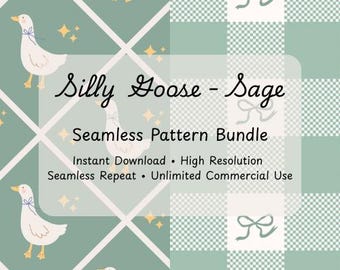 Silly Goose Seamless Navy Bundle - Bamboo, Baby Boutique, Gingham Ducks ...