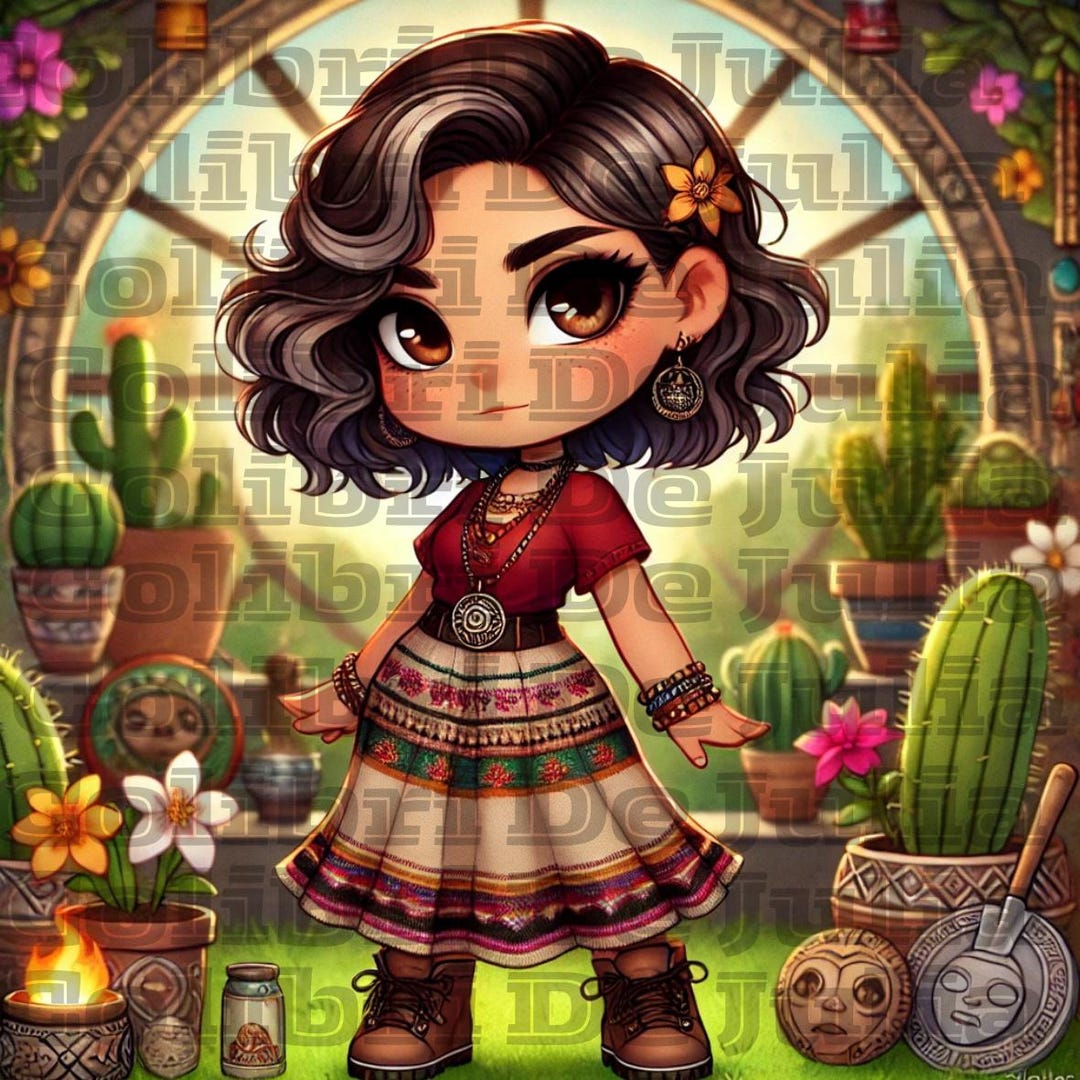 Latina Warrior Princess Digital Art - Printable Wall Art, Boho Decor ...